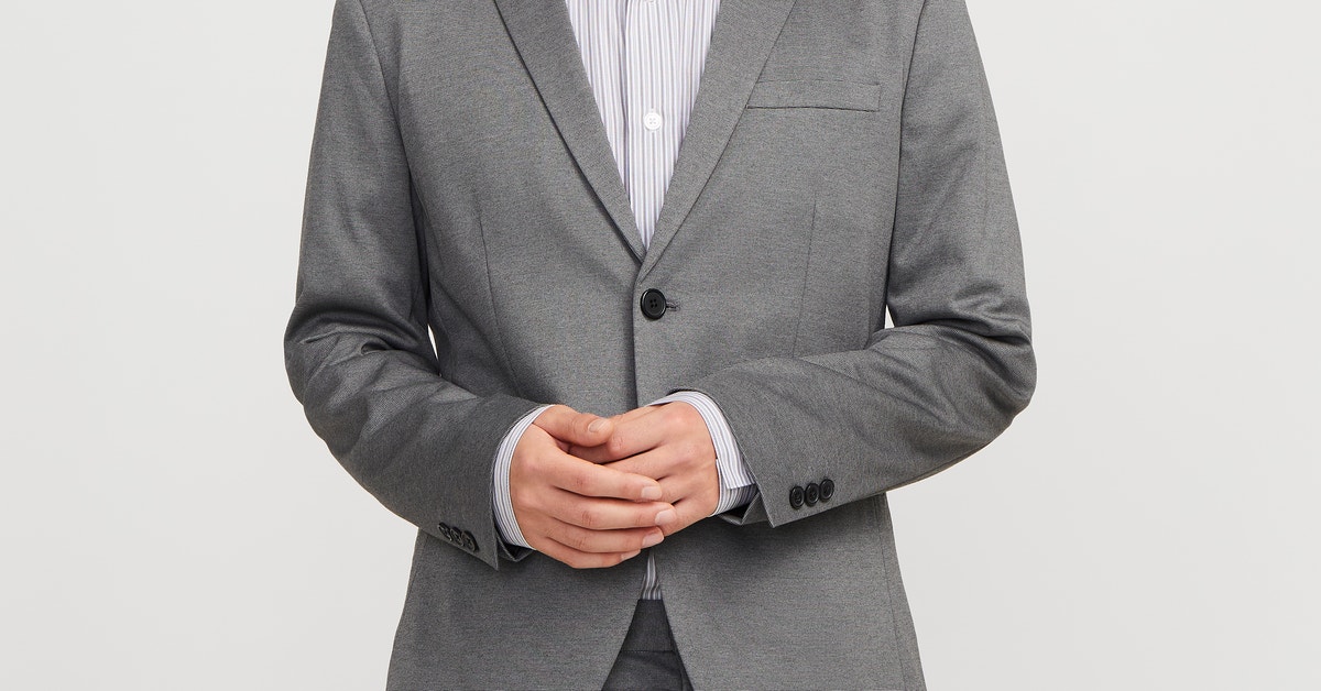 JPRJAXON Slim Fit Blazer | Dark Grey | Jack & Jones®