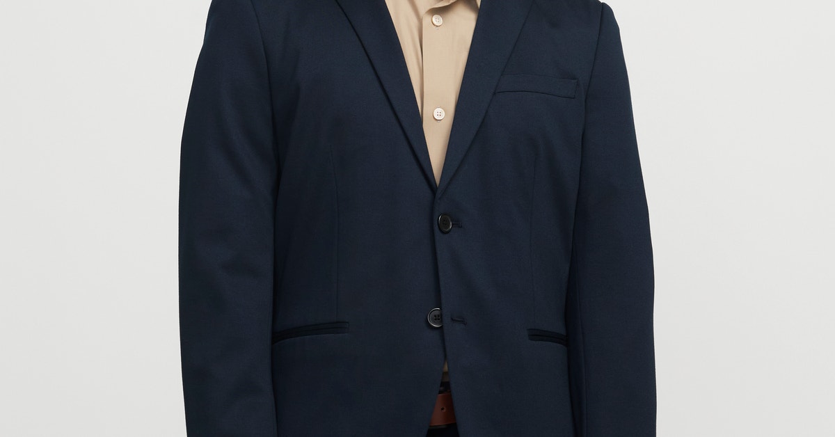 JPRJAXON Slim Fit Blazer | Donkerblauw | Jack & Jones®