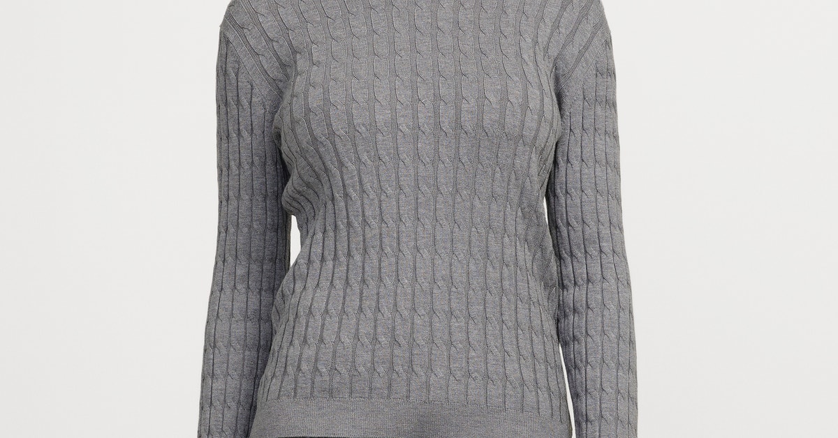 JXCARA Neulepusero | Keskiharmaa | JJXX®