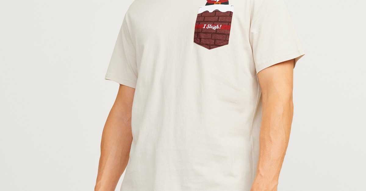 X-mas Crew neck T-shirt | White | Jack & Jones®