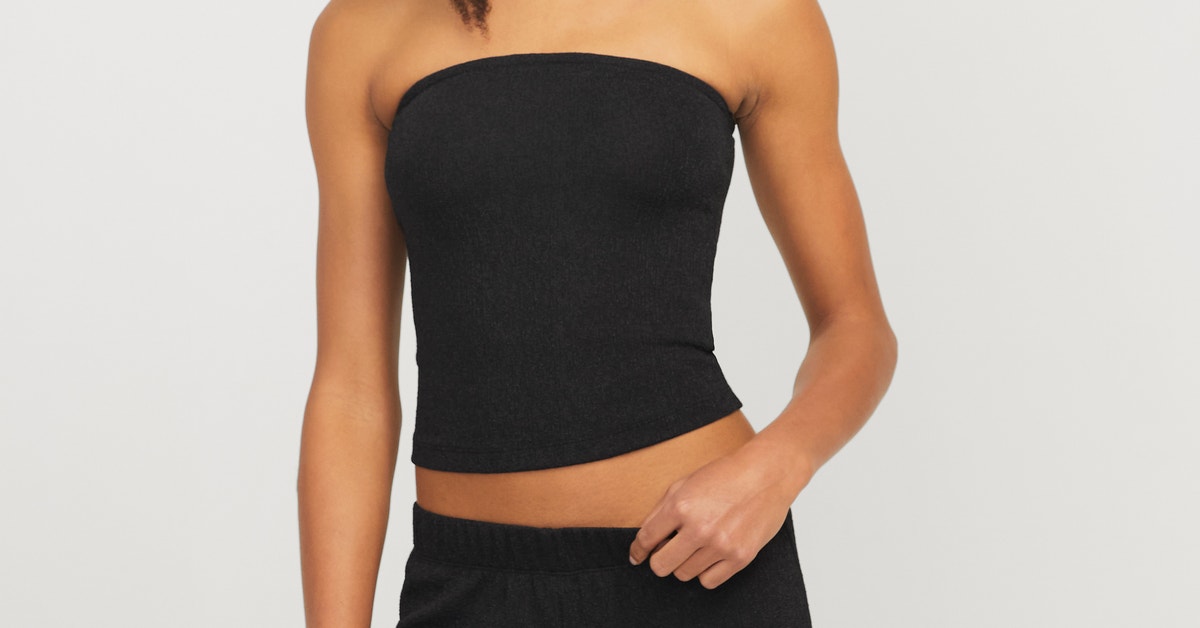 JXSIGGA Tube top | Black | JJXX®