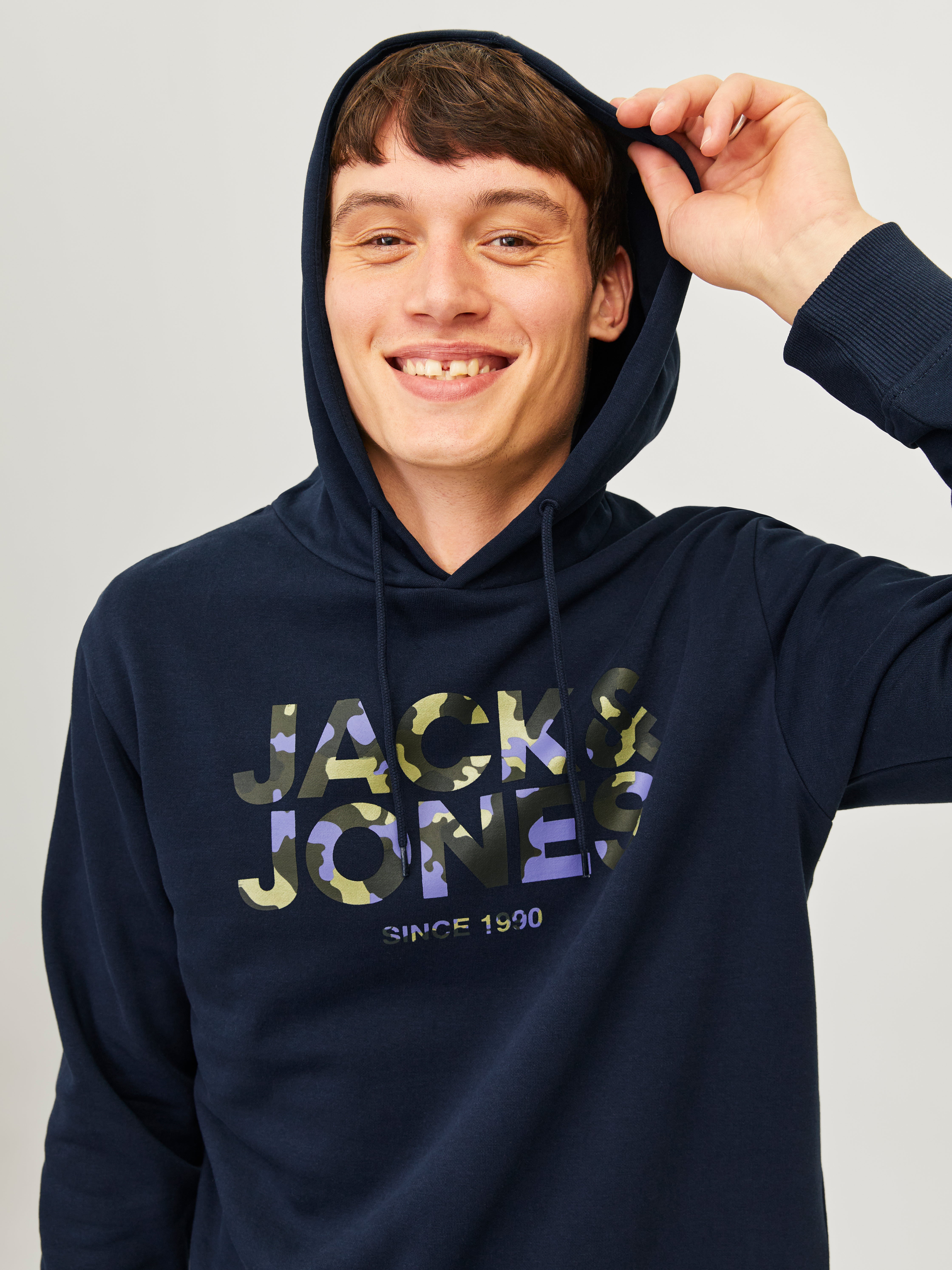 Men's Branded Sweatshirts & Logo Hoodies | JACK & JONES