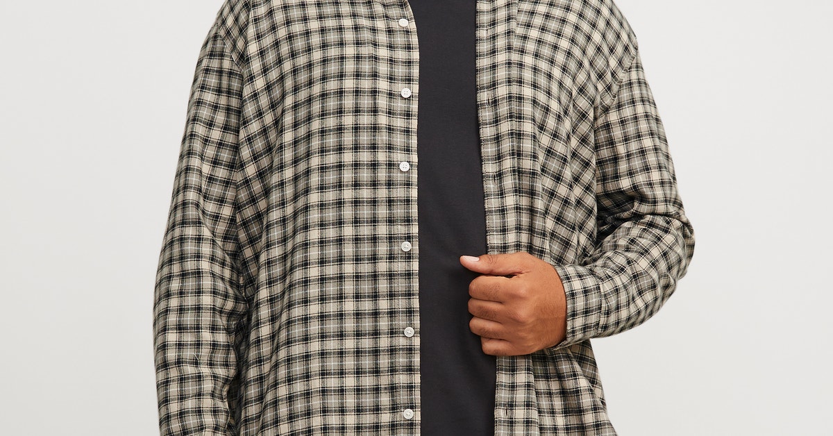 Plus Chemise Comfort Fit | Gris moyen | Jack & Jones®