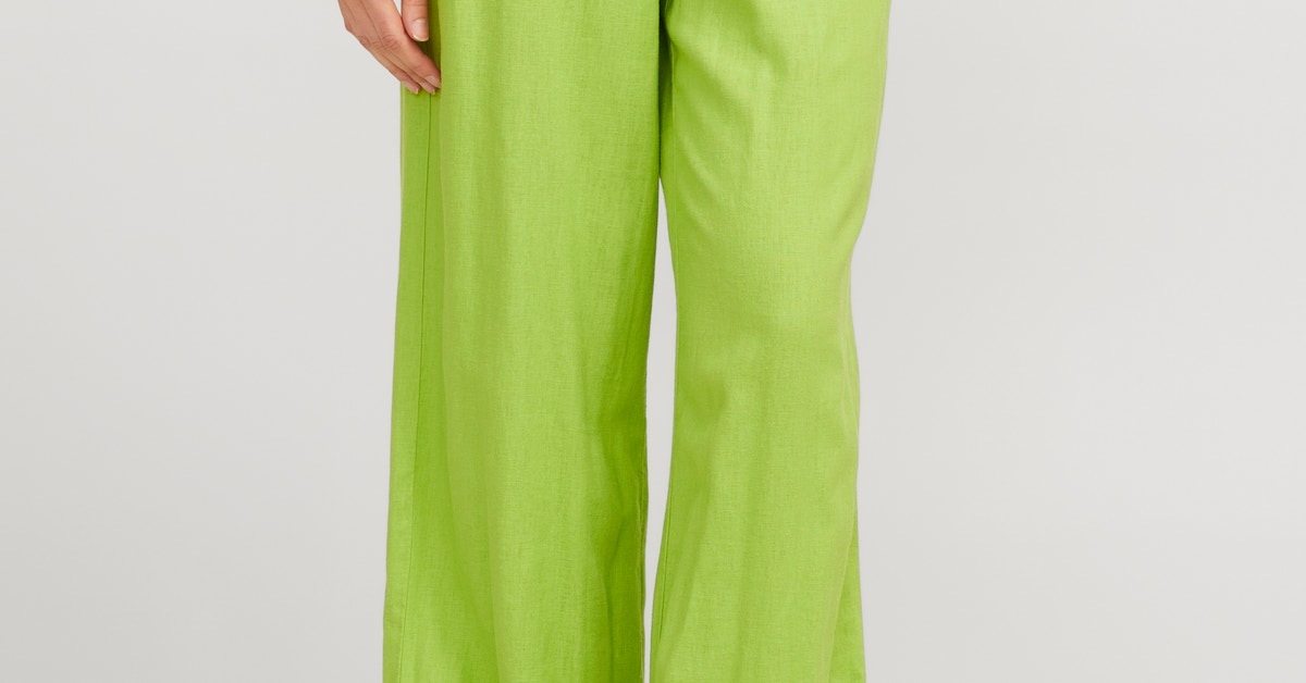 JXMARY Klassieke broek | Midden Groen | JJXX®