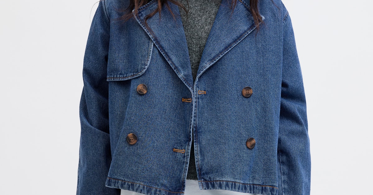 JXCARLIE Trench coat | Medium Blue | JJXX®