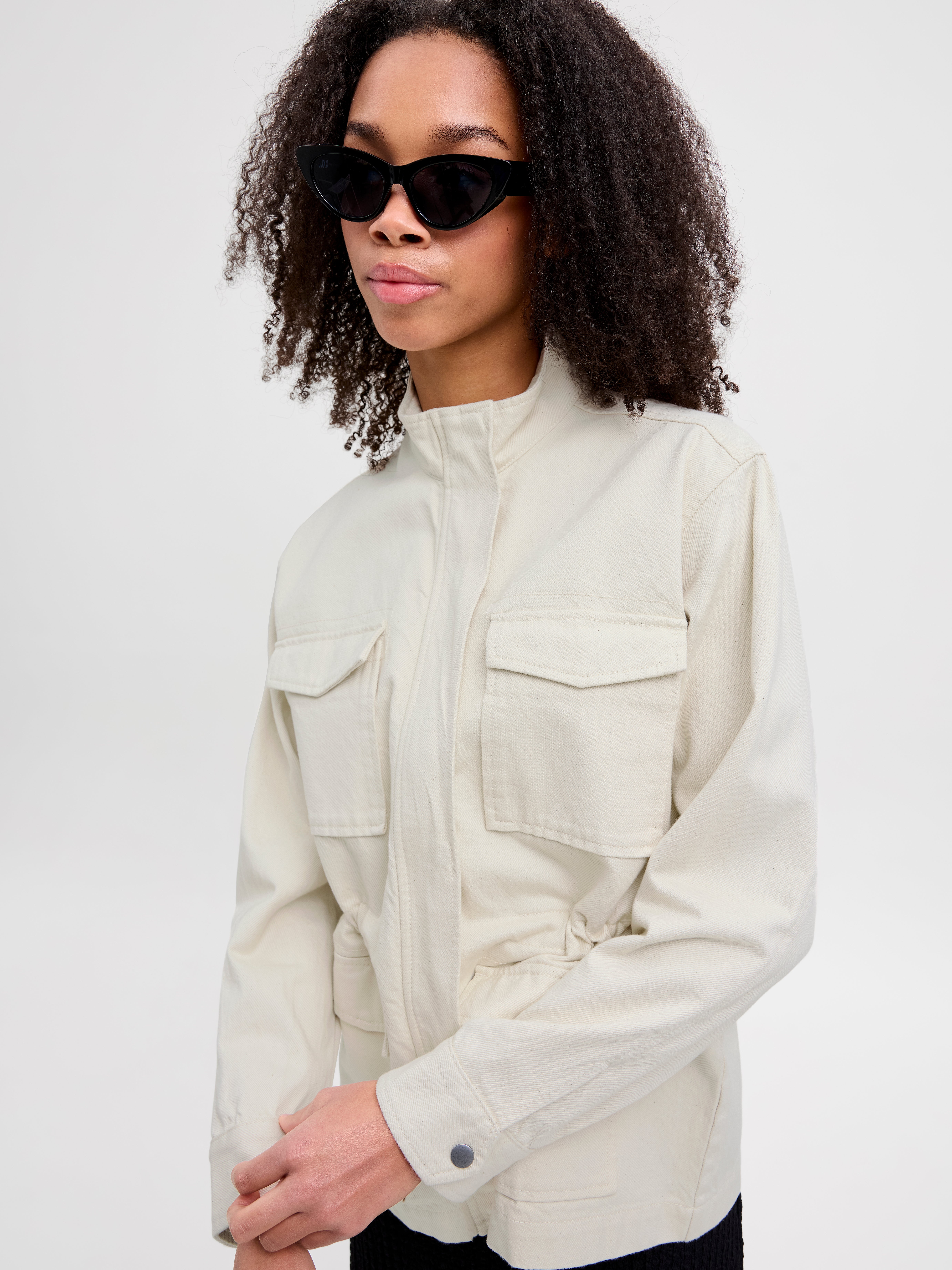 JXANNA Utility jacket | Light Yellow | JJXX®