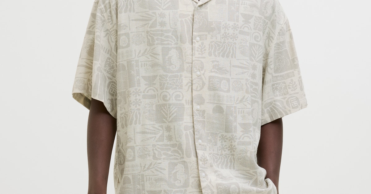 Wide Fit Paita | Vaaleanharmaa | Jack & Jones®