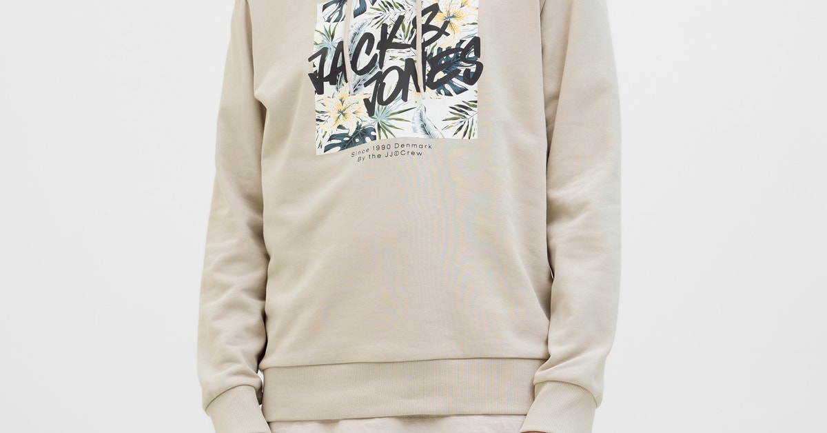 Sudadera con capucha Logotipo | Gris claro | Jack & Jones®