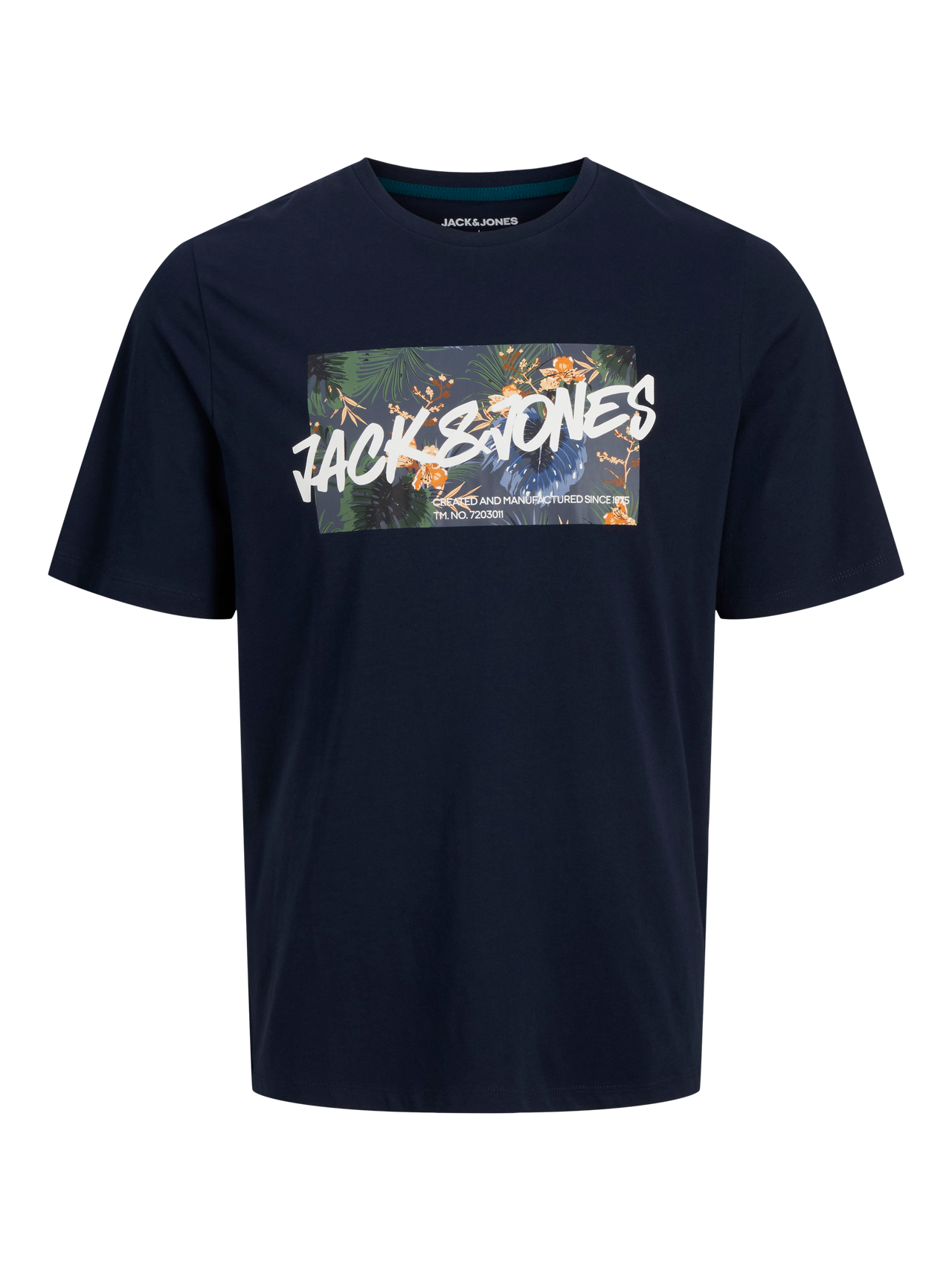 Logo Crew neck T-shirt | Dark Blue | Jack & Jones® Logo Crew neck T-shirt | Dark Blue | Jack & Jones®