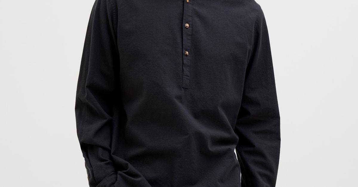 Përshtatja e rehatisë Qafore bande Këmisha | Black | Jack & Jones®