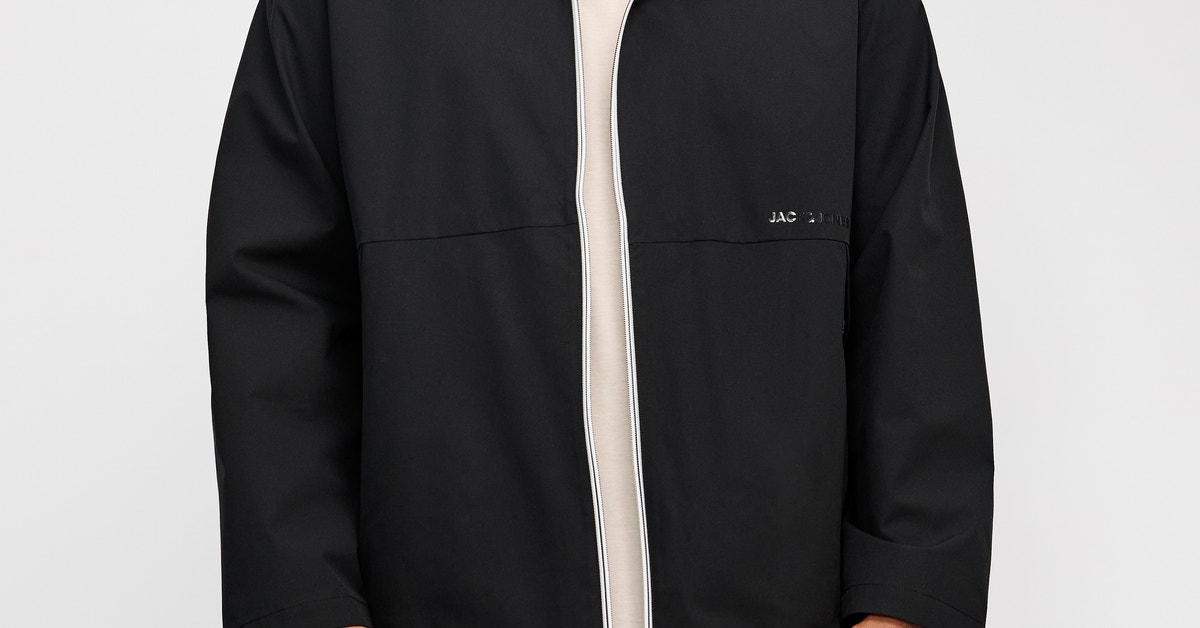 Plus Size Softshell jacket | Black | Jack & Jones®