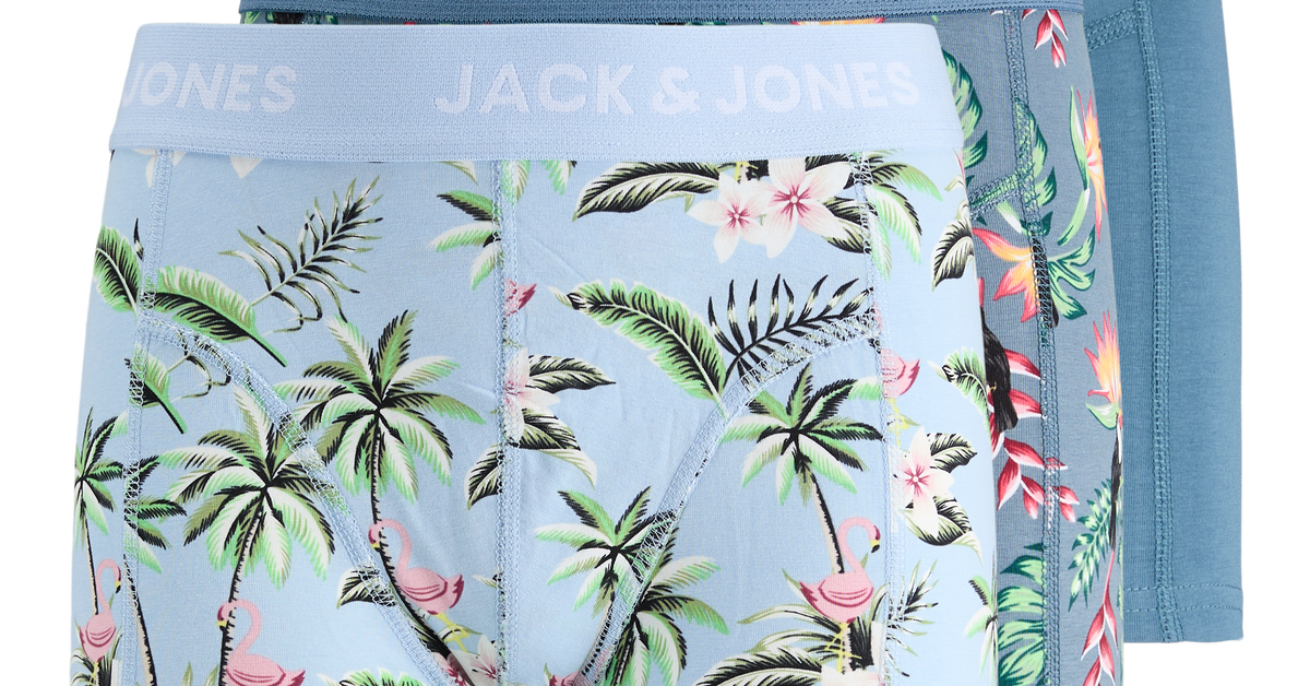 3-pack Trunks Junior | Medium Blue | Jack & Jones®