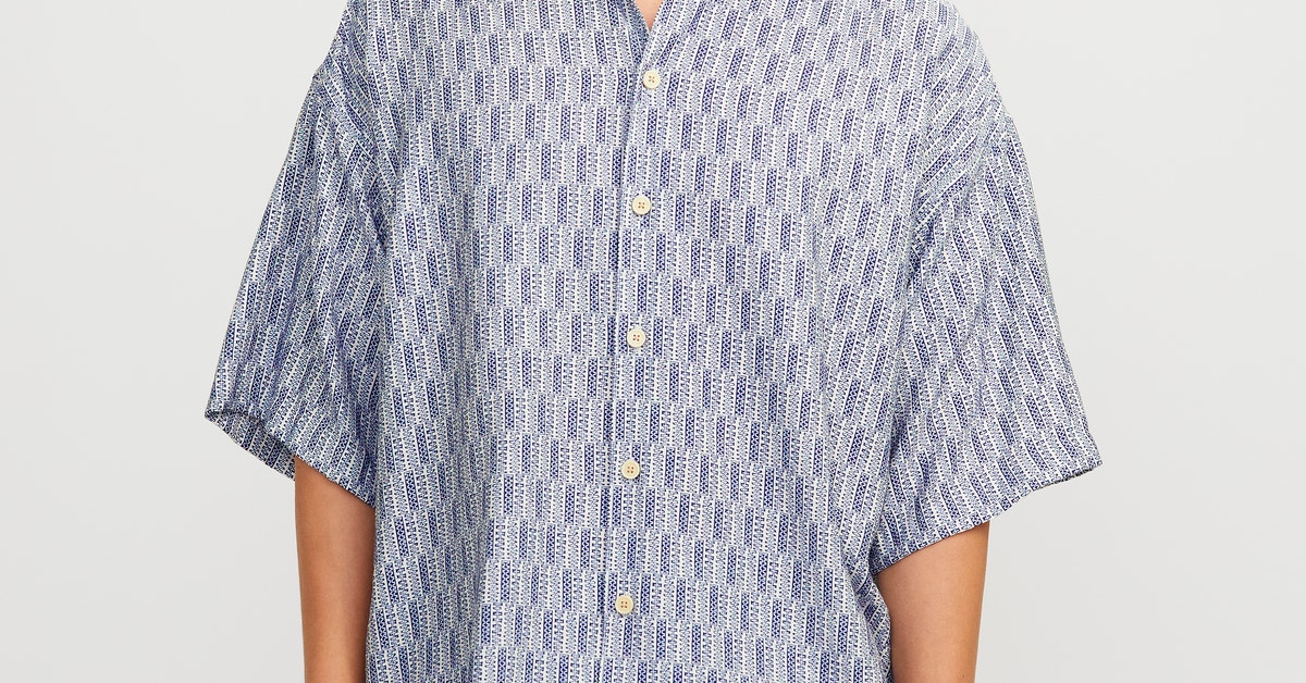 Përshtatja e gjerë Qafore këmishash Këmisha | Dark Blue | Jack & Jones®