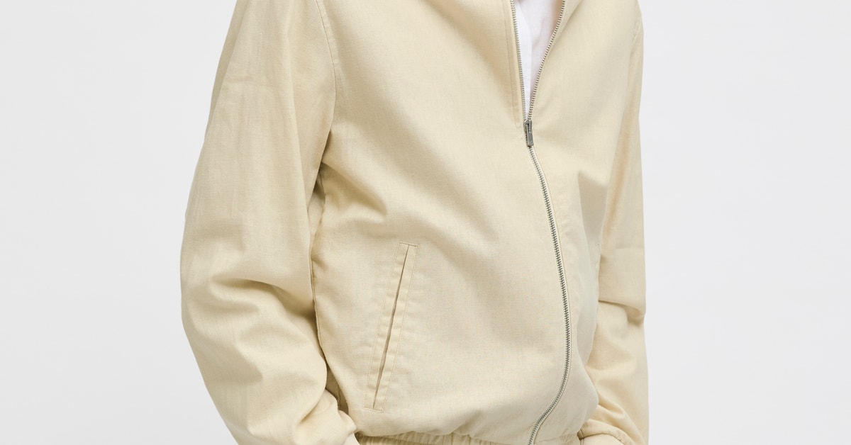 Bombers Cuello béisbol | Blanco hueso | Jack & Jones®