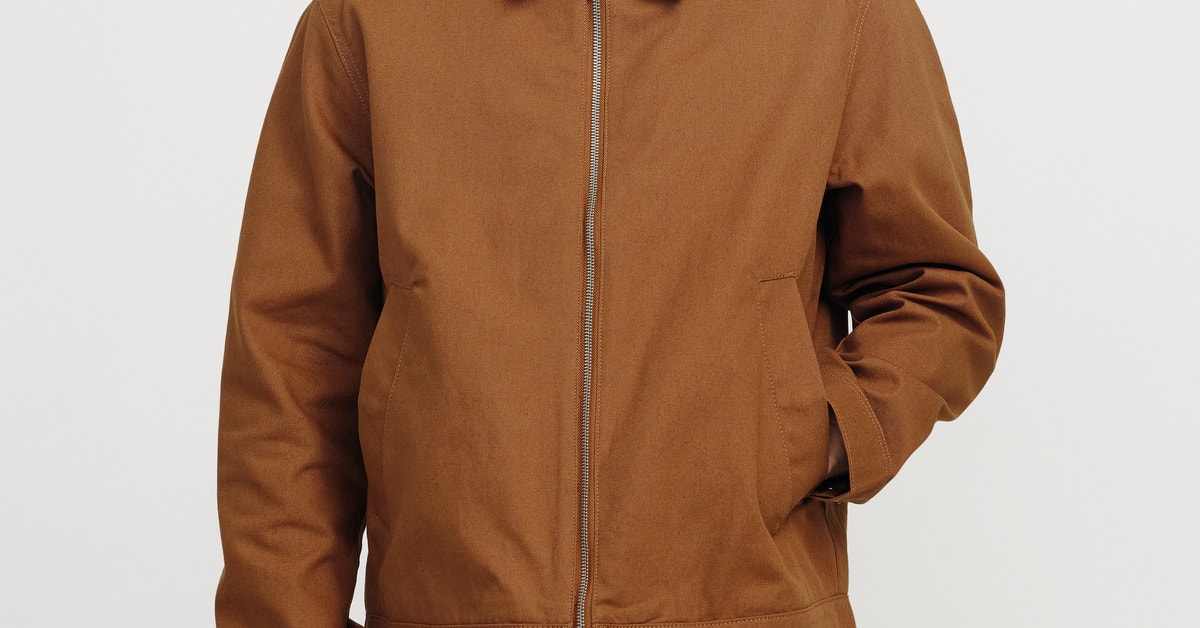 Decote aberto Casaco | Marrom Escuro | Jack & Jones®