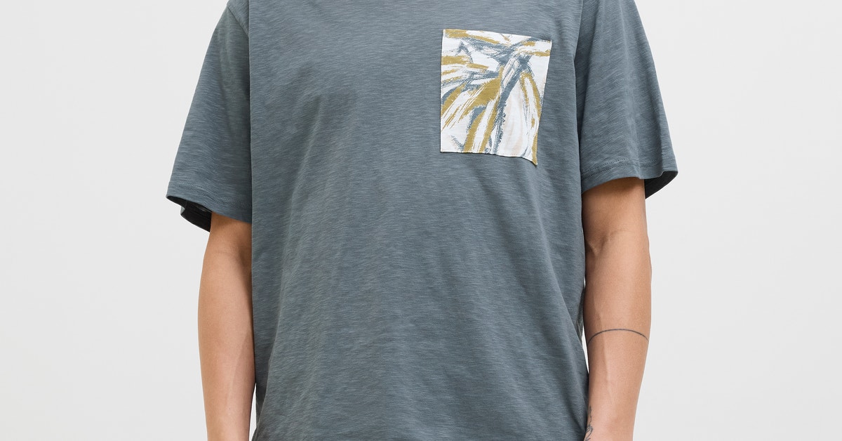 Përshtatja e rregullt Qafa e ekuipazhit T-Shirt | Dark Grey | Jack & Jones®