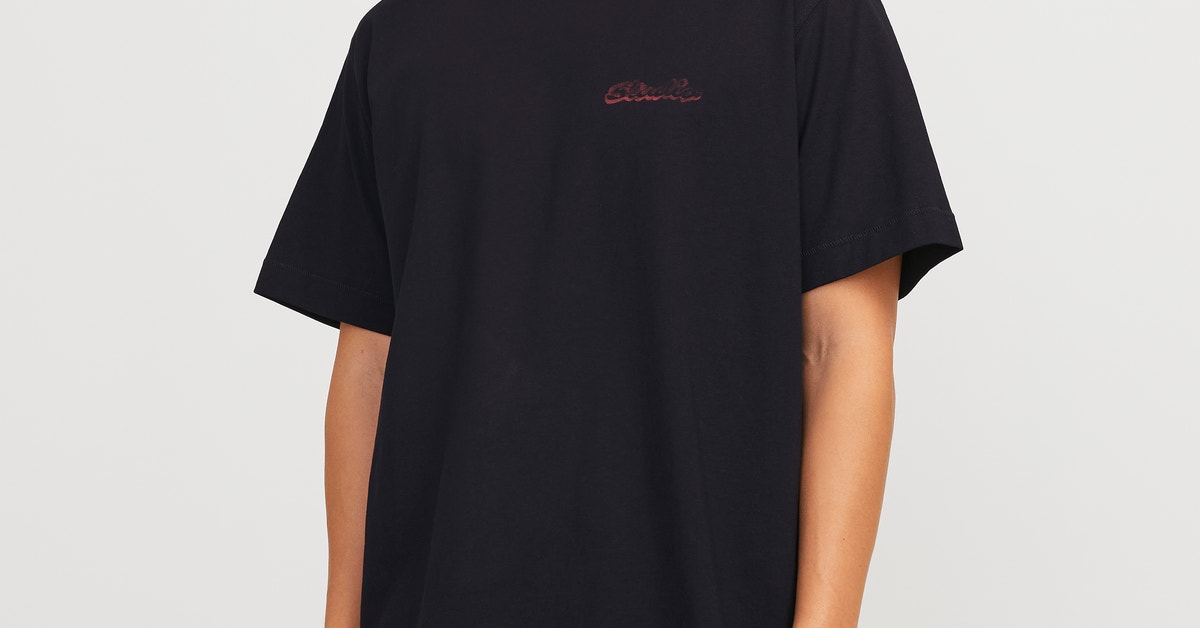 Vytlačené na zadnej strane Bez goliera Tričko | Black | Jack & Jones®