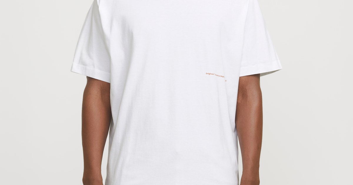 Vytlačené na zadnej strane Bez goliera Tričko | White | Jack & Jones®