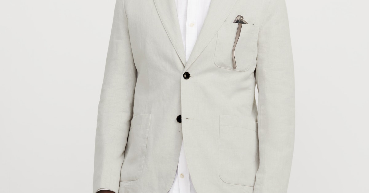 Kitsas lõige Sälguga reväär Bleiser | Light Grey | Jack & Jones®