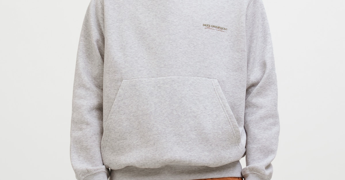 Hoodie Impresso nas costas | Cinzento Médio | Jack & Jones®