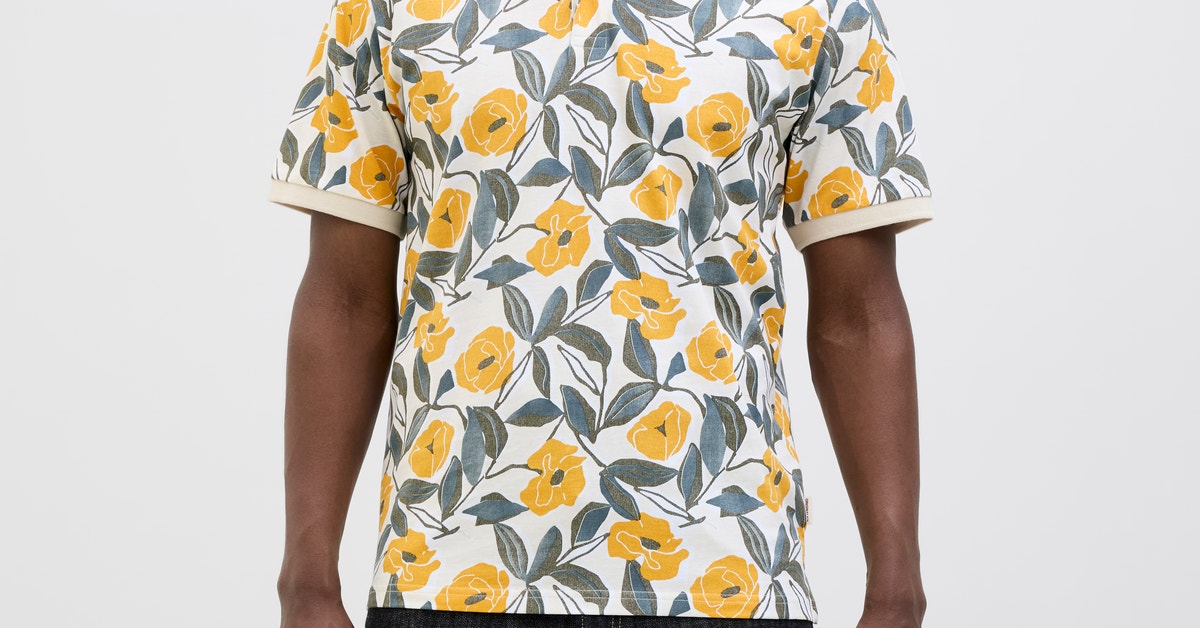 Polo All Over Print | Amarillo intermedio | Jack & Jones®