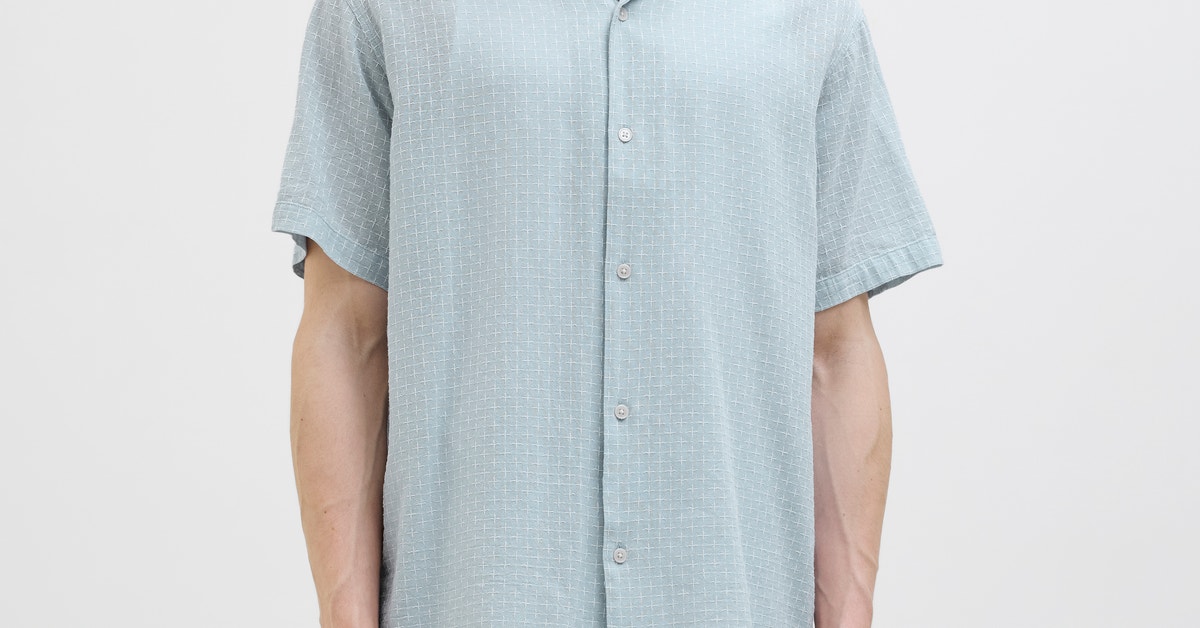 Relaxed Fit Overhemd | Midden Blauw | Jack & Jones®