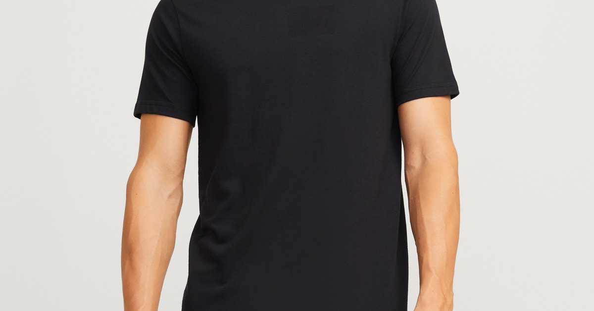 3-balení Bez vzoru Tričko | Black | Jack & Jones®