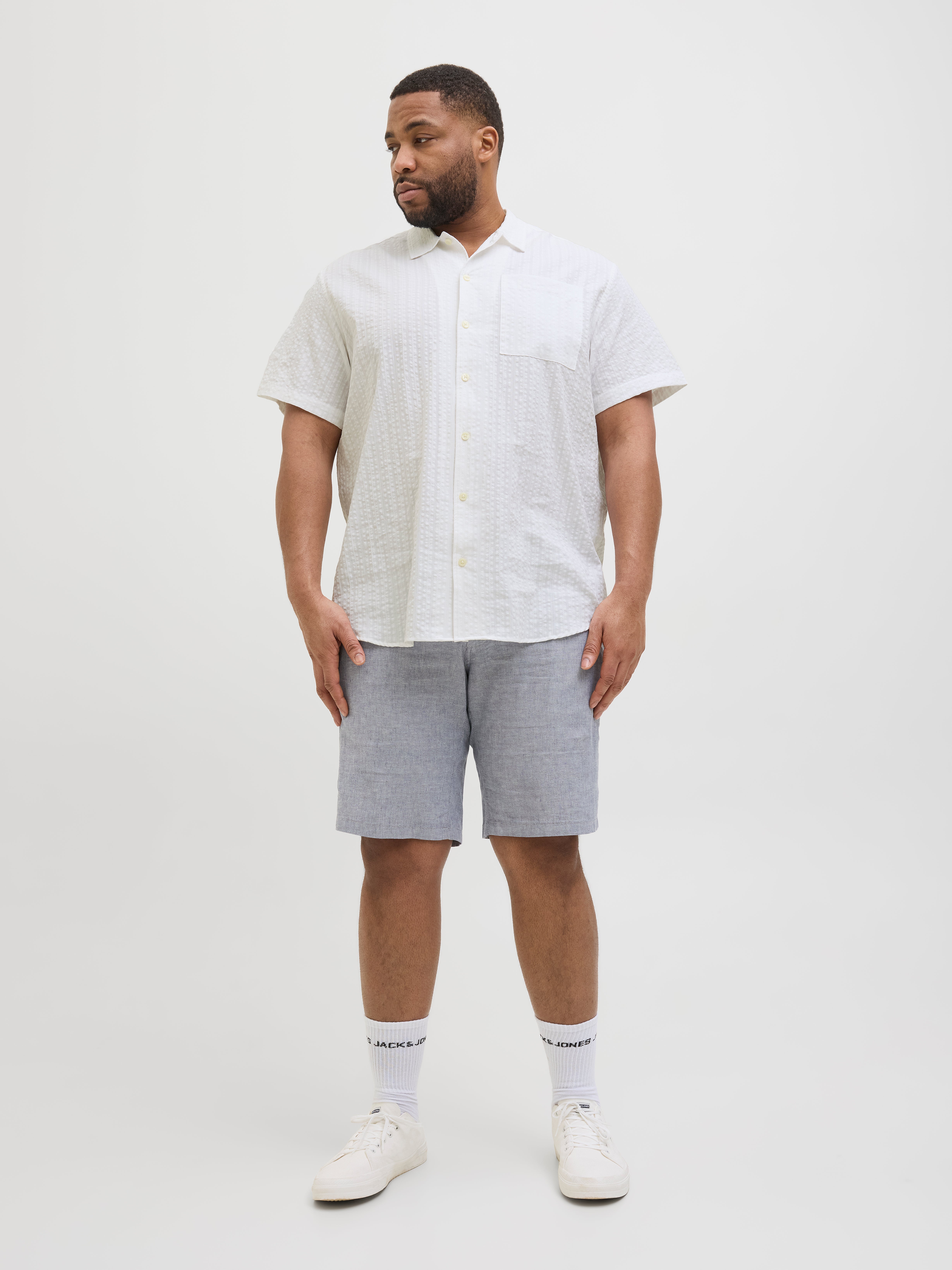 Plius Laisvas kirpimas Marškiniai | White | Jack & Jones®