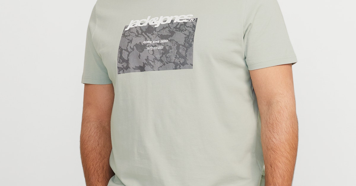 Με τύπωμα μπλουζάκι | Medium Turquoise | Jack & Jones®