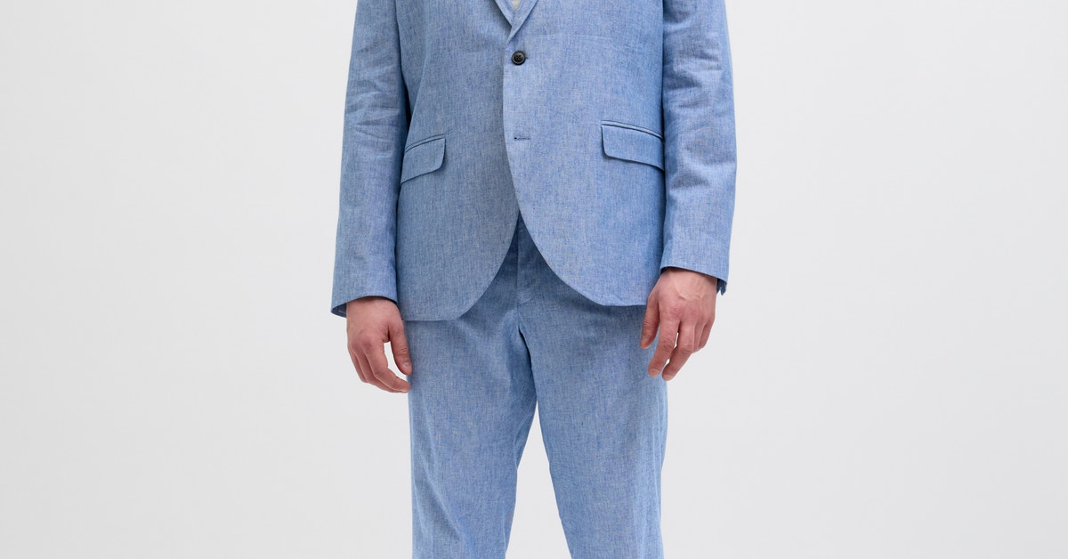 Plus Size Regular Fit Anzug | Dunkelblau | Jack & Jones®