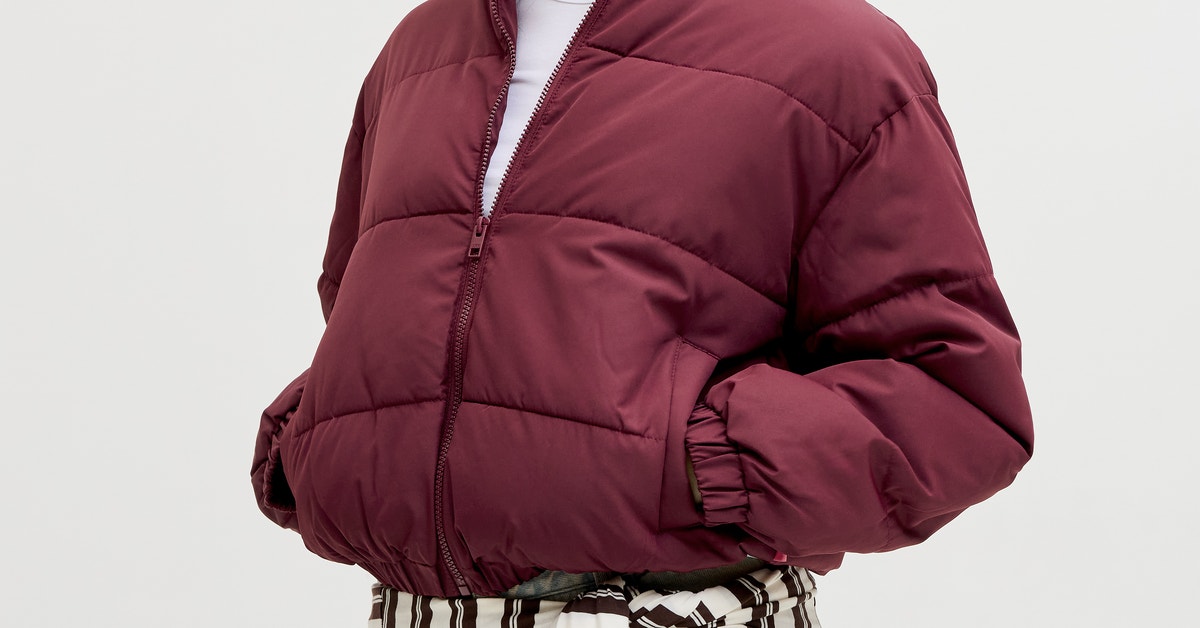 JXTRACY Pufferjakke | Mørk lilla | JJXX®