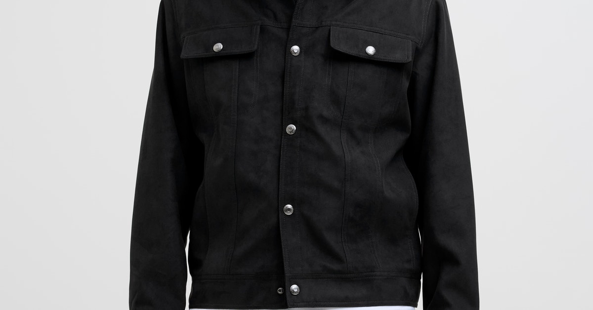 Μπουφάν από συνθετικό σουέτ | Black | Jack & Jones®