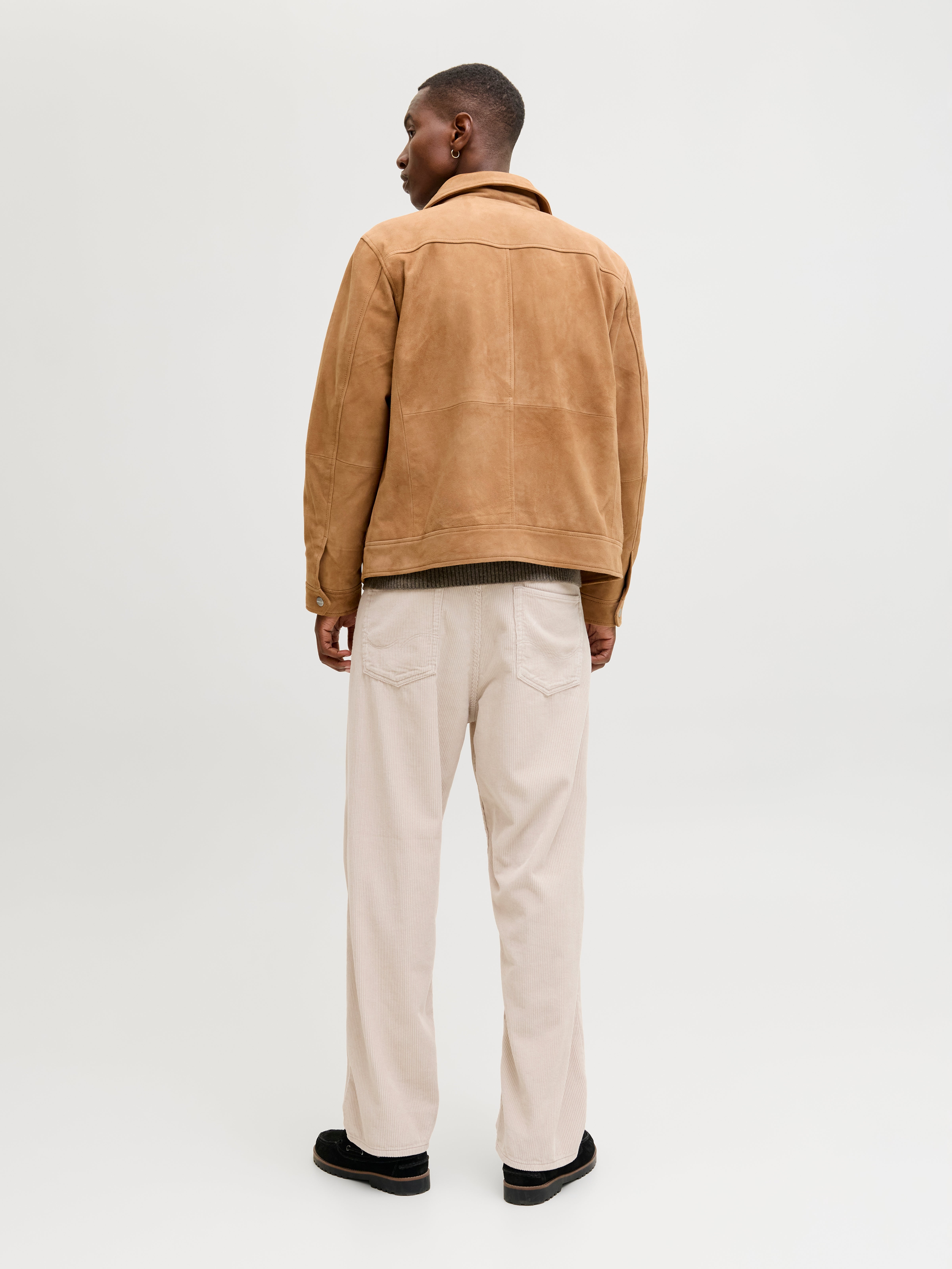 Wide Leg Fit Trousers | Light Grey | Jack & Jones®