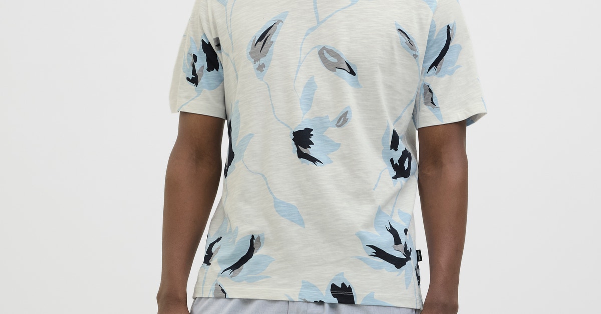 All Over Print T-shirt | Weiß | Jack & Jones®