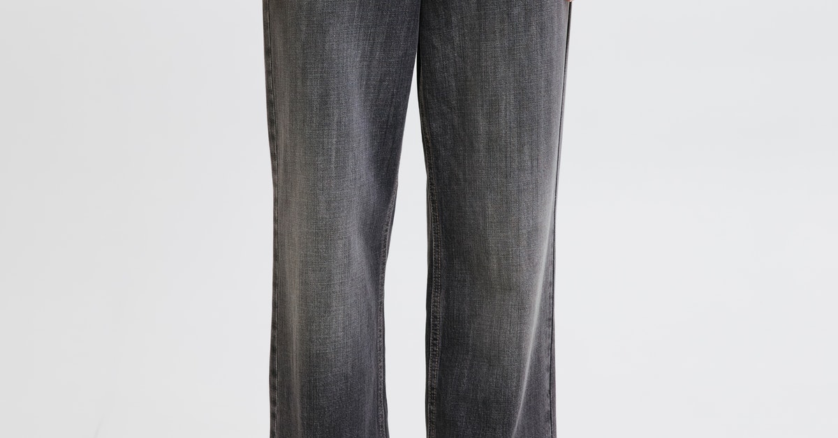 JXPALERMO LOOSE LW JEANS R231 DNM SN | Dark Grey | JJXX®