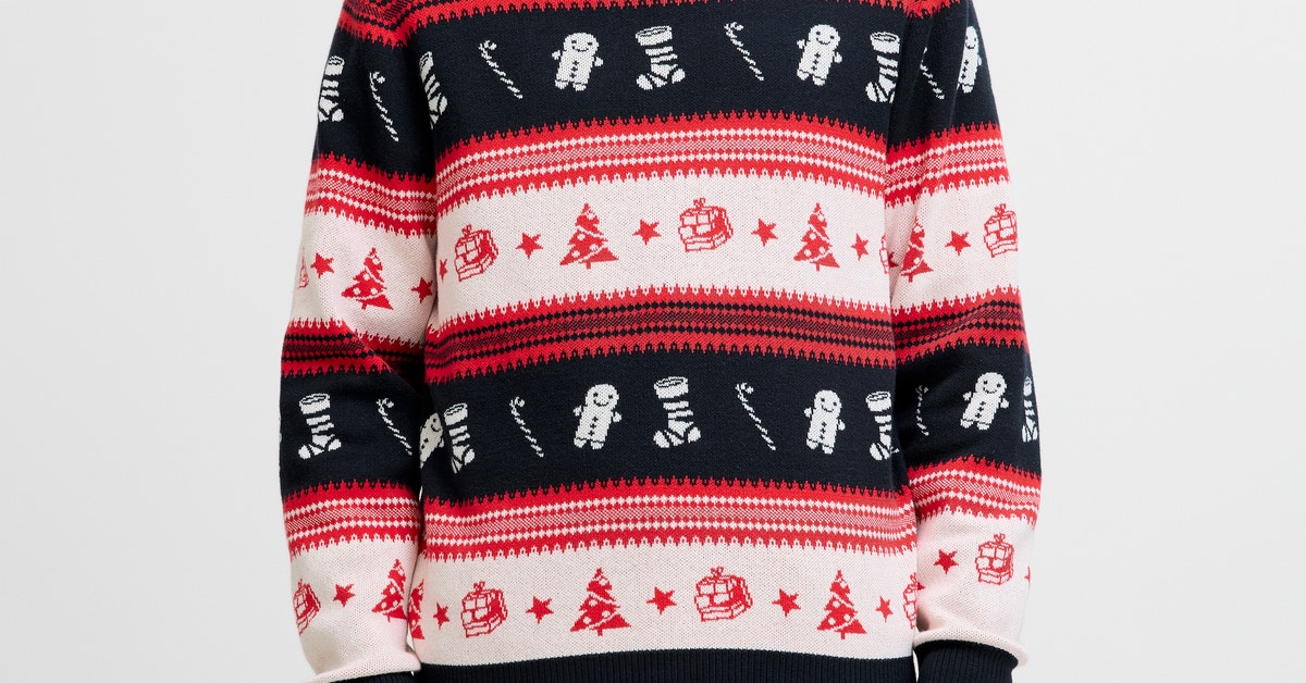 X-mas Megztinis | Dark Red | Jack & Jones®