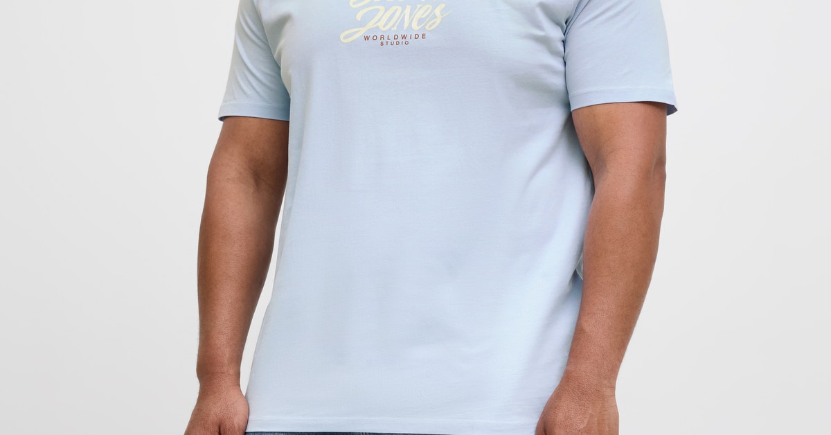 Plus Size T-shirt | Blu medio | Jack & Jones®