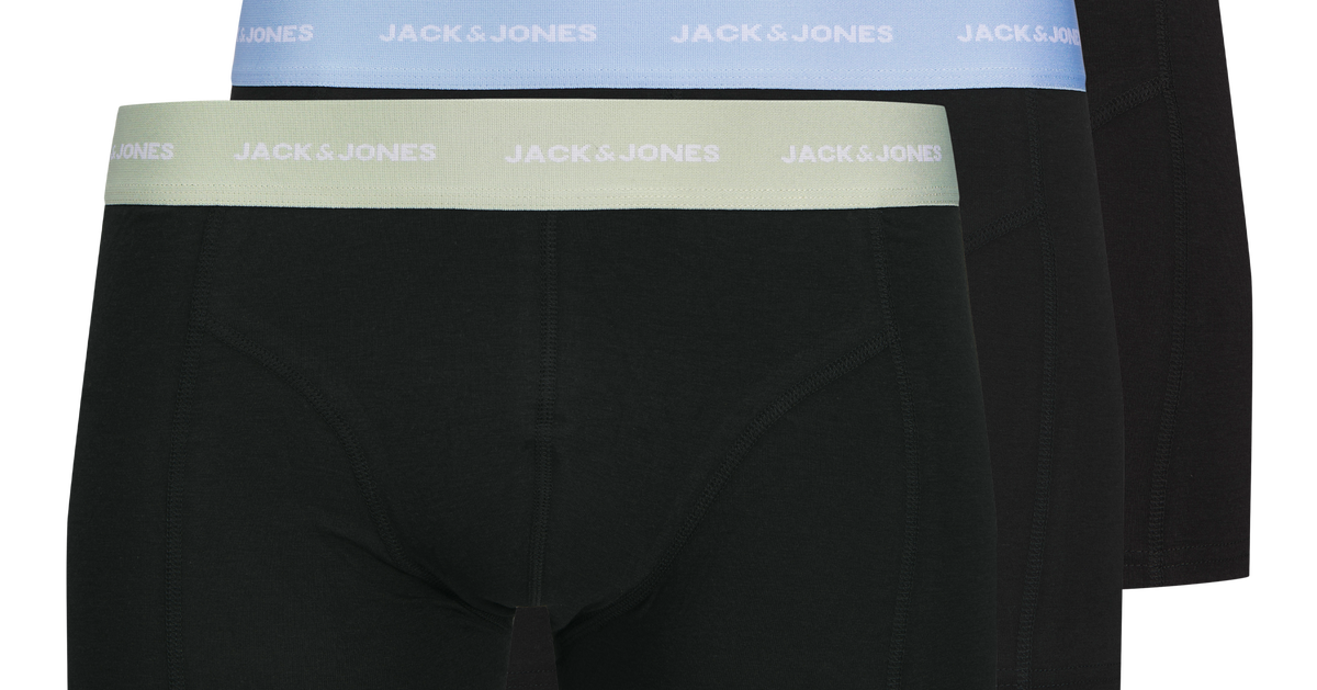 Plus Size Confezione da 3 Boxer | Nero | Jack & Jones®