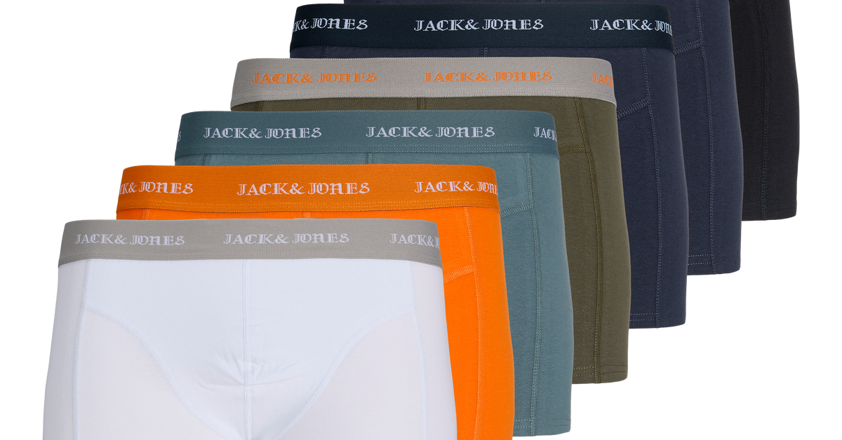 7-pack Trunks Junior | Black | Jack & Jones®
