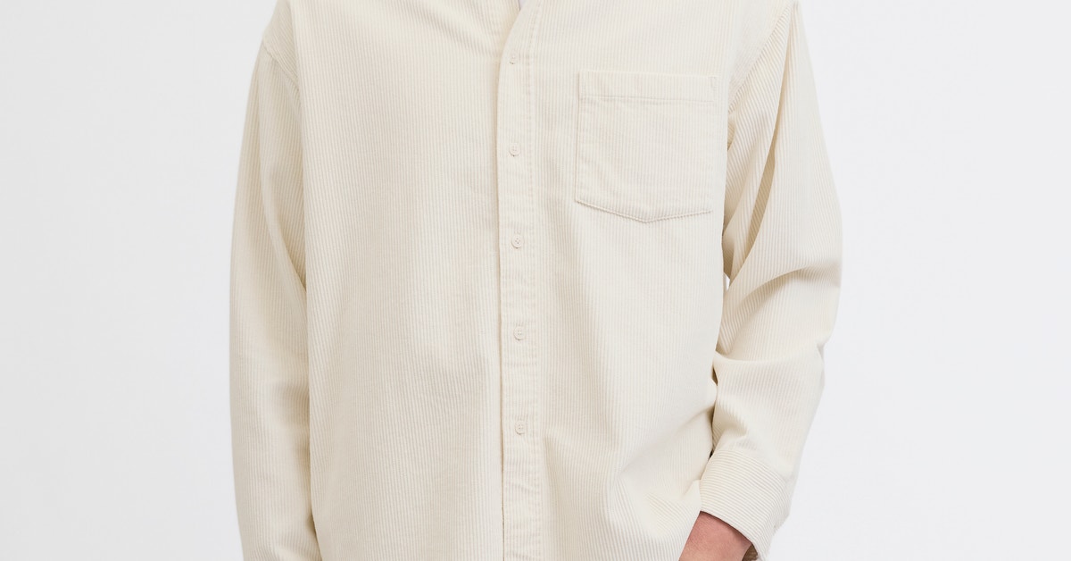 Oversize Fit Shirt | Off White | Jack & Jones®
