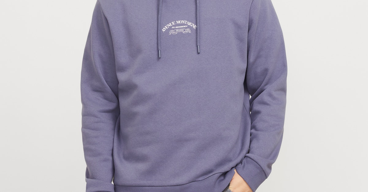 Sudadera con capucha Estampado | Violeta oscuro | Jack & Jones®