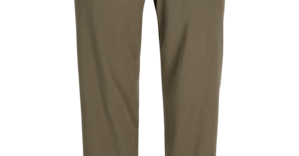Loose fit Middels høyt snitt Plus Chinos | Mørk grå | Jack & Jones®