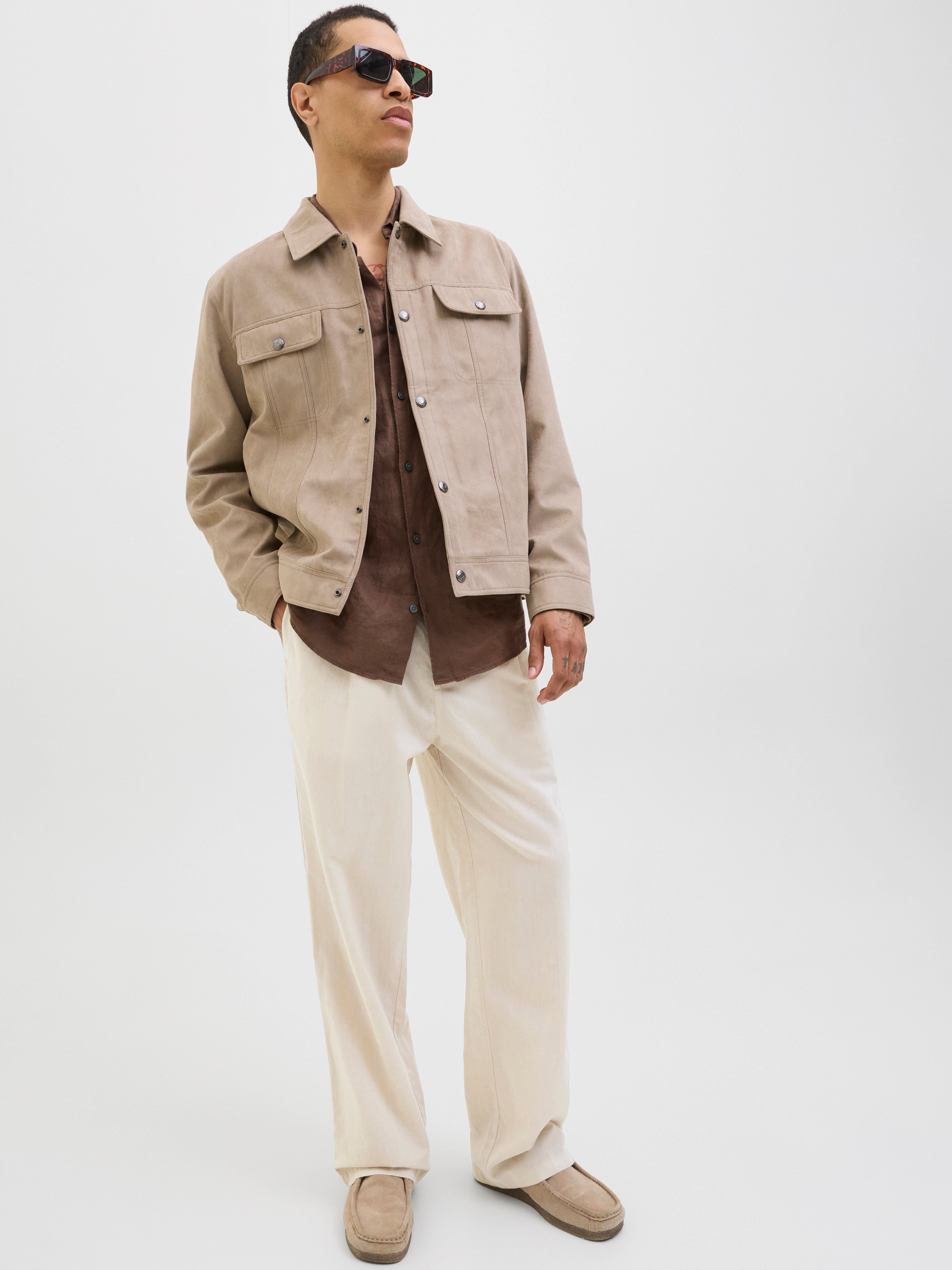 Wide Leg Fit Pantallona klasike | Light Grey | Jack & Jones®
