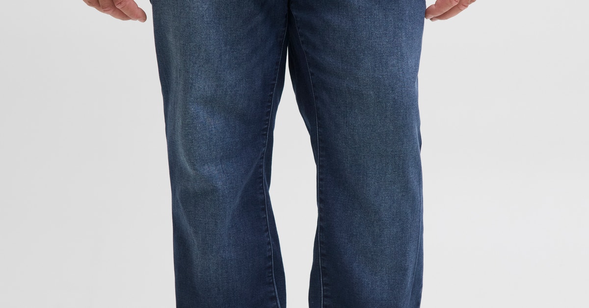 ПЛЮС JJIGLENN JJICON I.K SQ 422 PLS Тънки дънки | Medium Blue | Jack ...