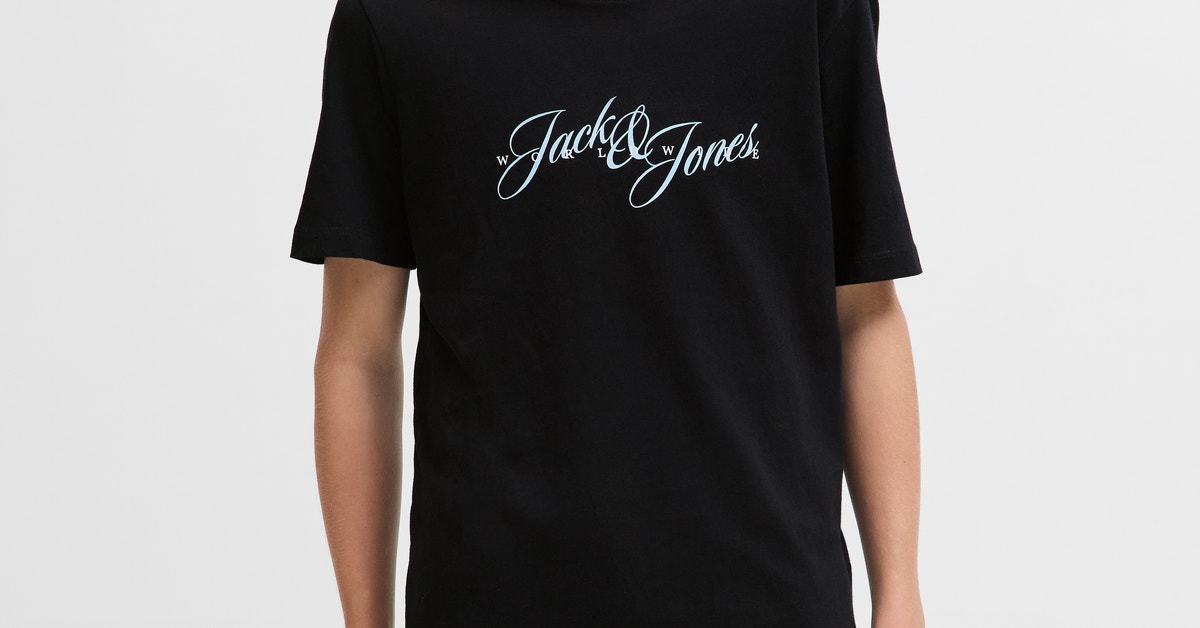 Marškinėliai Jaunimui | Black | Jack & Jones®