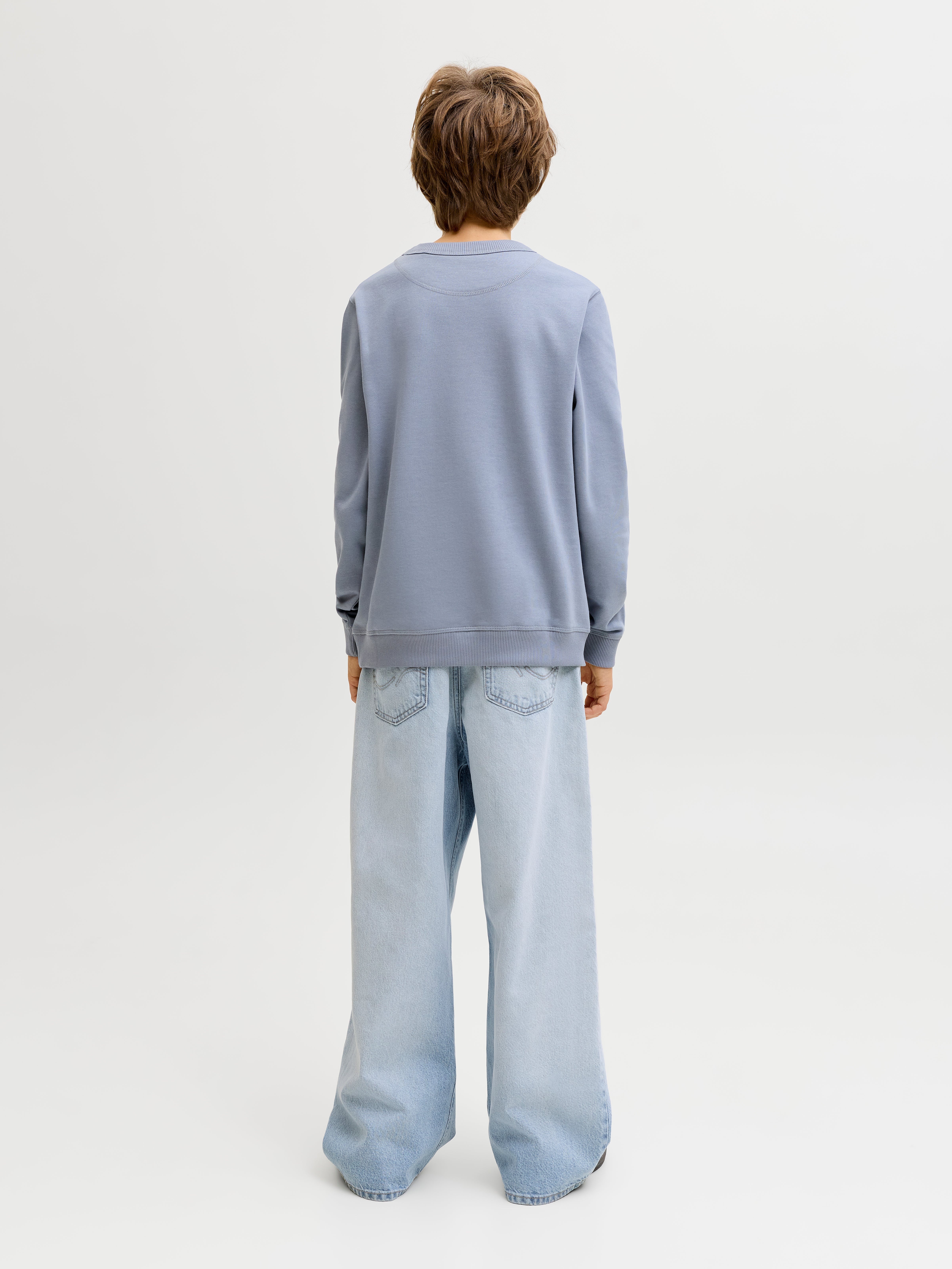 JJIDAVE JJORIGINAL SQ 151 SN JNR Jean à coupe wide Junior | Bleu moyen ...