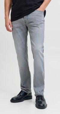JJITIM JJORIGINAL SQ 368 Slim straight-fit jeans | Medium Grey | Jack ...