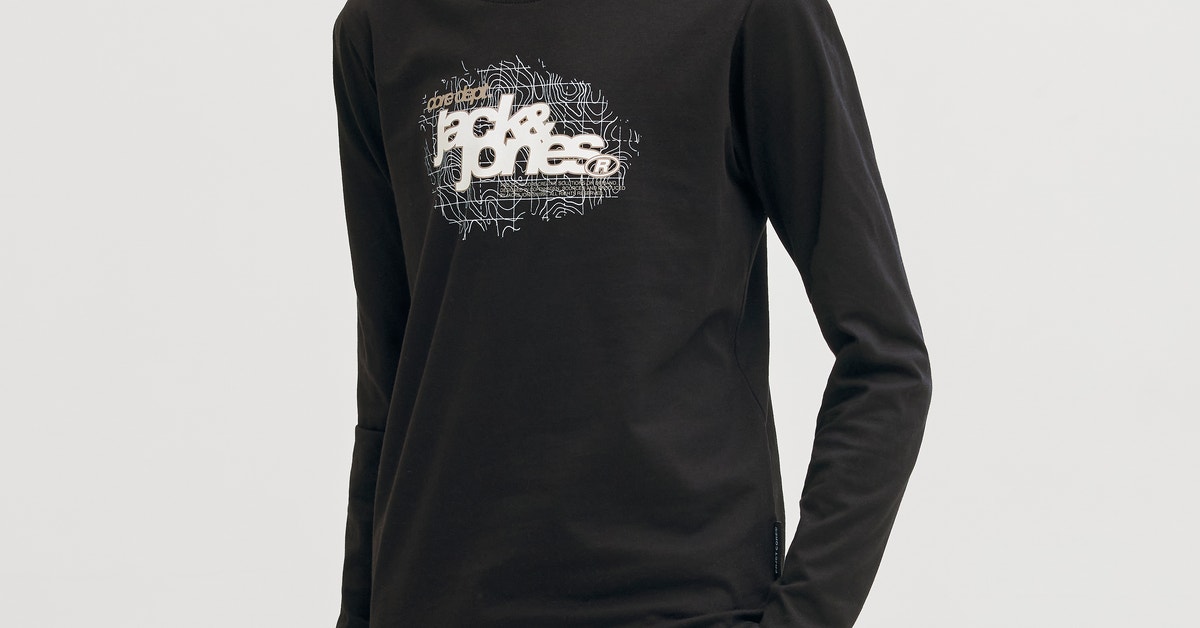 2er-pack Langarm-T-Shirt Junior | Dunkelblau | Jack & Jones®