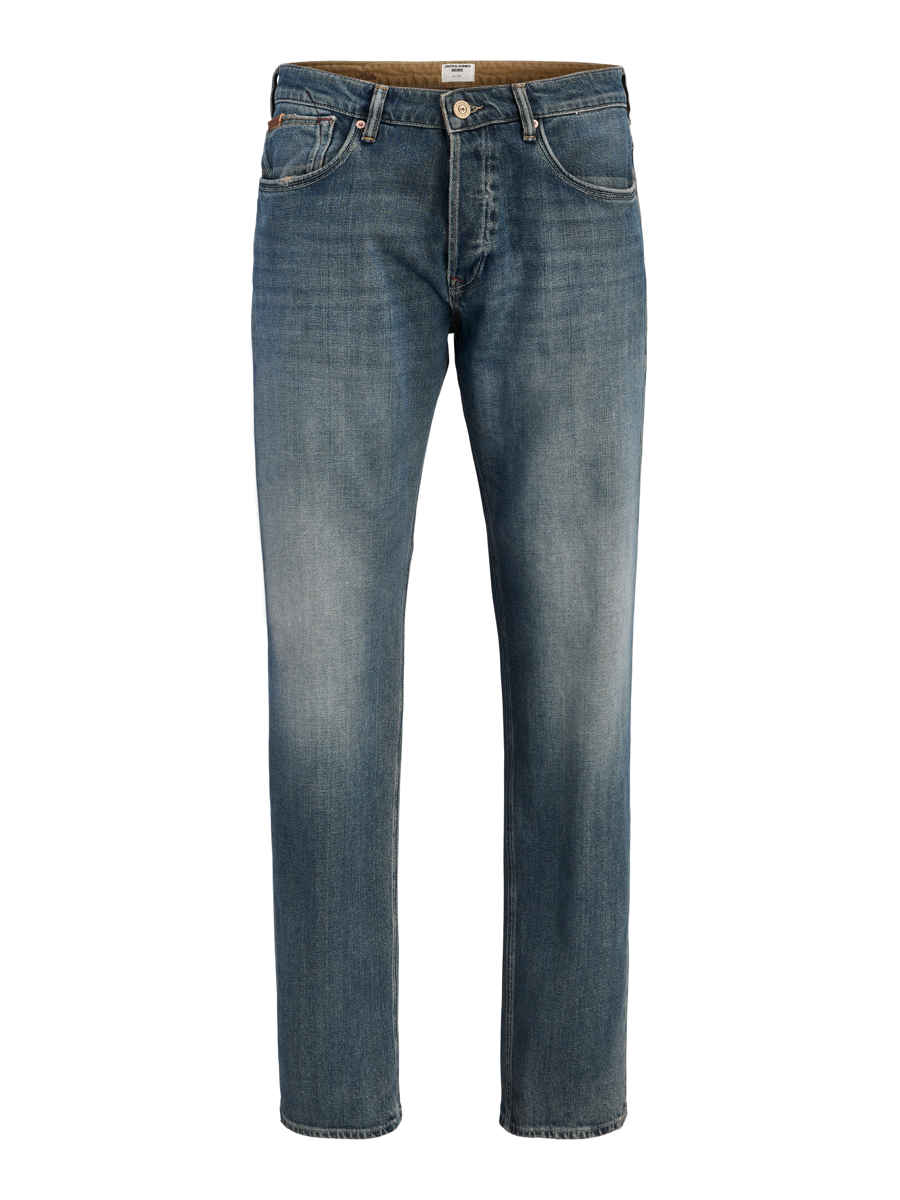 JJIMIKE JJWELLS JJ 048 NOOS Tapered Fit Jeans | Mittelblau | Jack & Jones®