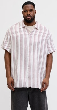 Skjorte Plus Size | Mørk lilla | Jack & Jones®